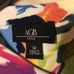 AGB | Dresses | Agb Multicolor Floral Dress | Poshmark